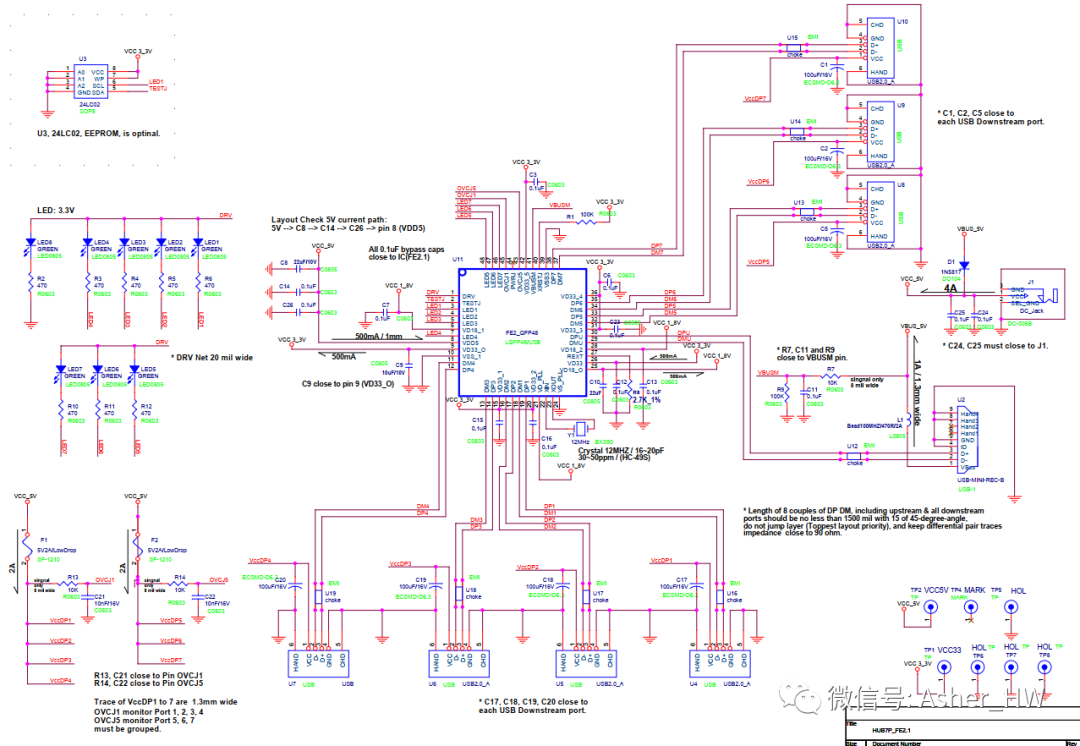 One expansion four ( FE8.1) USB transfer and one expansion seven (FE2.1) USB schematic and PCB ...