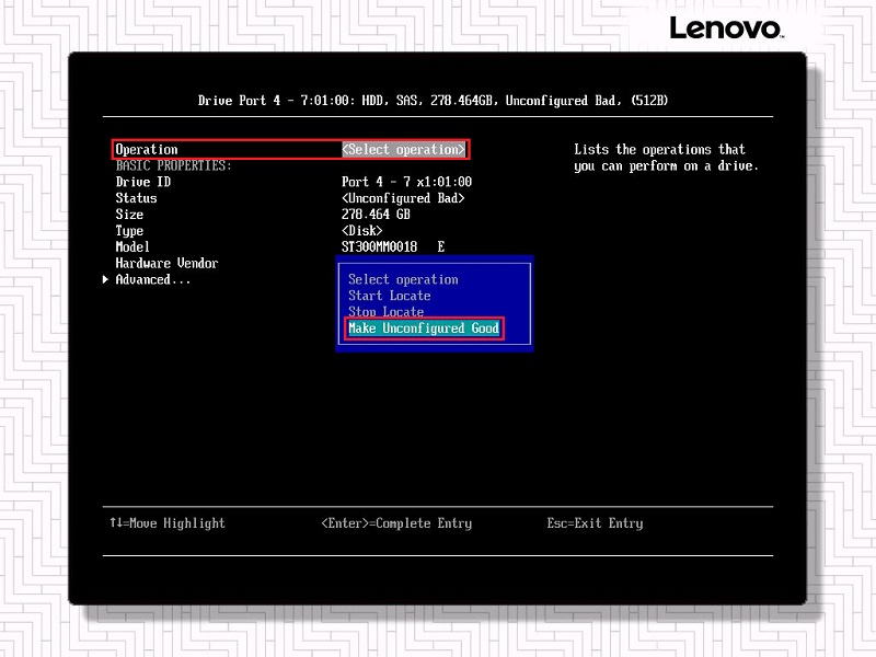 联想服务器在UEFI HII界面中配置阵列的基本操作_unconfigured good磁盘怎么做noraid-CSDN博客