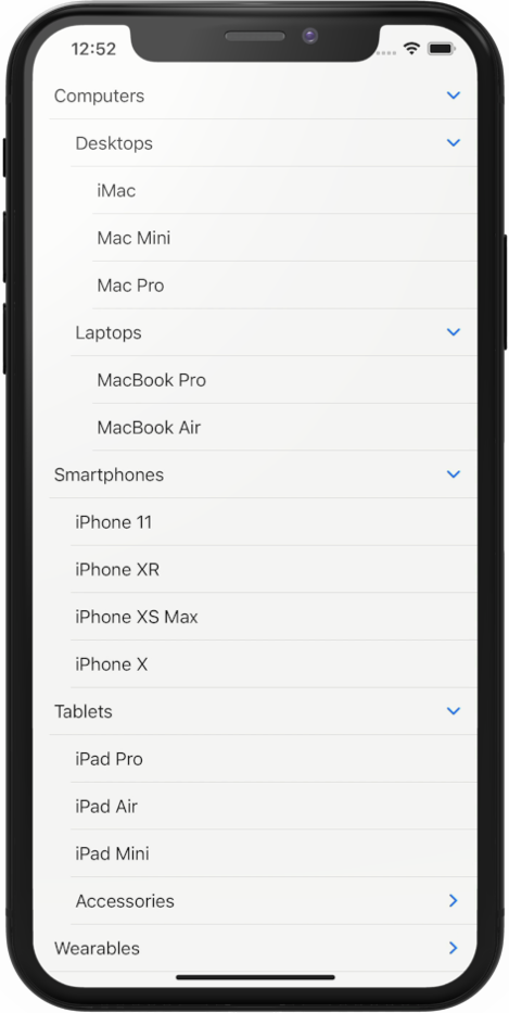 Swift和swiftui在swiftui 20中使用outlinegroup和disclosuregroup构建可扩展列表 Csdn博客