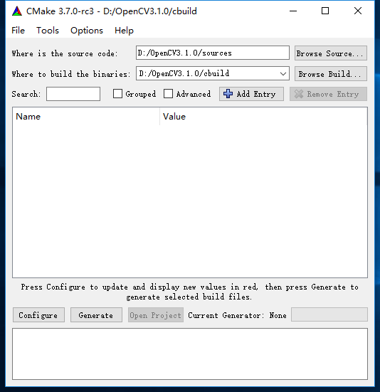 win10X64 + vs2015通过Cmake编译Opencv_vs2015编译opencv 4.6.0-CSDN博客