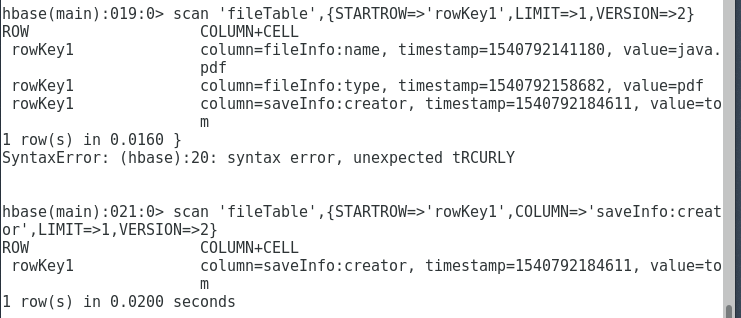 HBase常用基础命令_hbase常用基础指令-CSDN博客